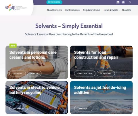 ESIG's new campaign: Solvents – Simply Essential! - ESIG
